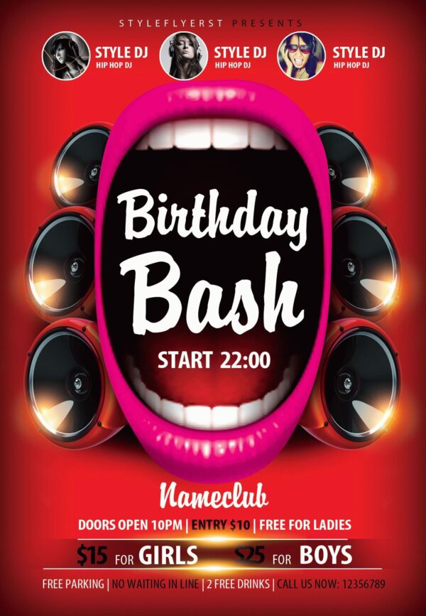Birthday Bash – StyleFlyers