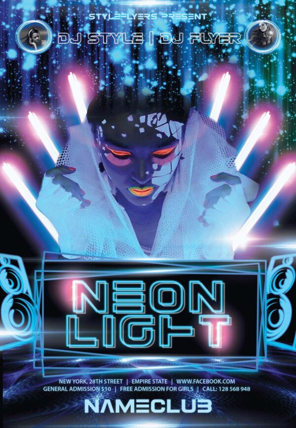 Neon Light Party – StyleFlyers